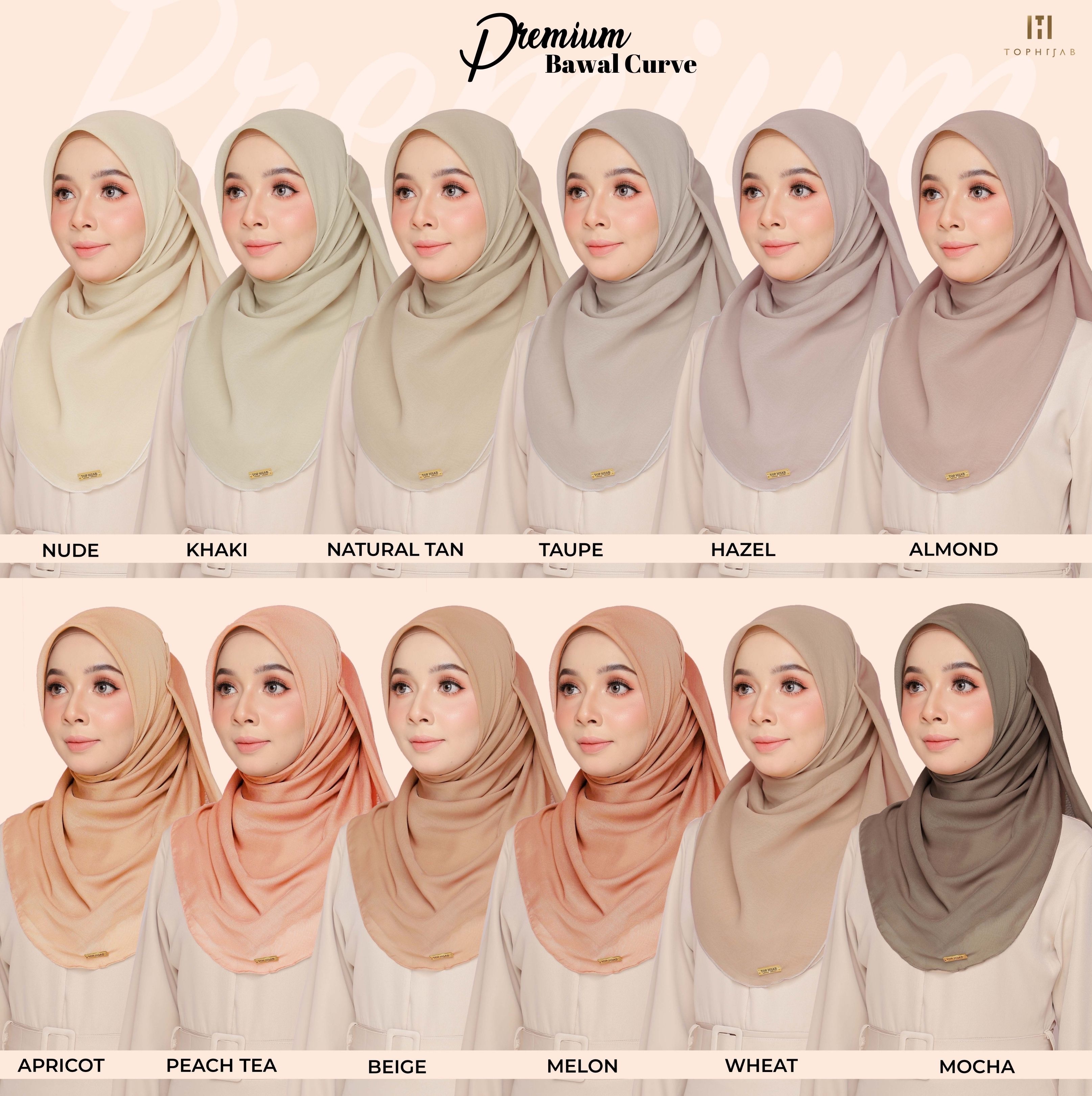 Top Hijab | The Modest Stylish Hijab | Shawls | Tudung | Bawal Expert | BAWAL PREMIUM BAWAL ...
